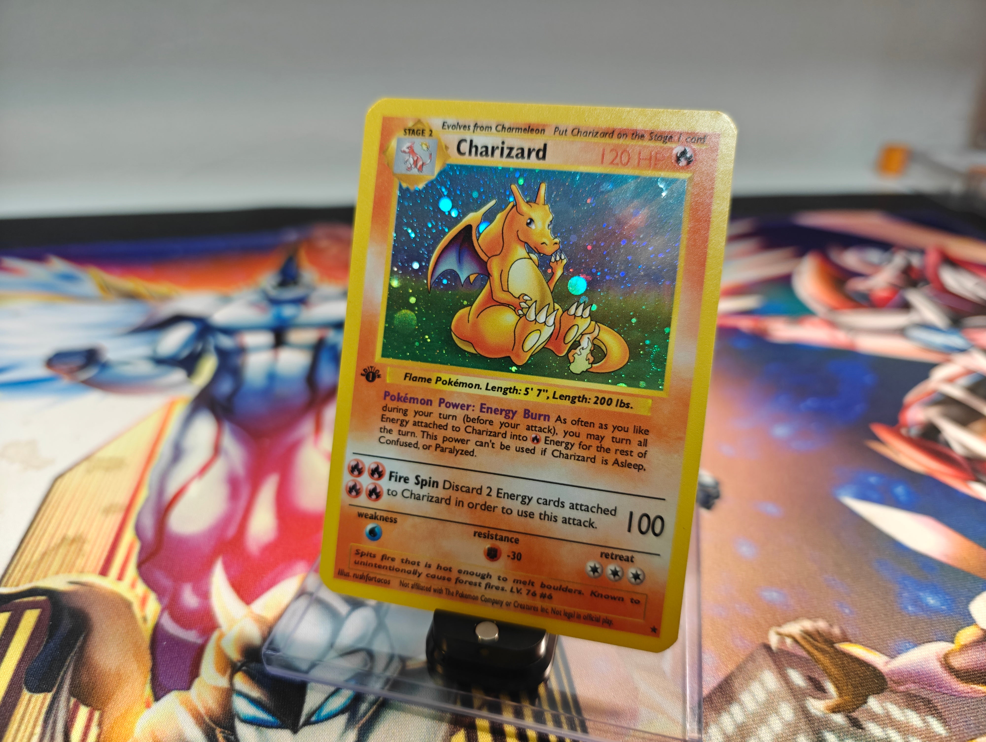 Charizard with Dragonite pose swap Custom Orica card – RushforTacos ...