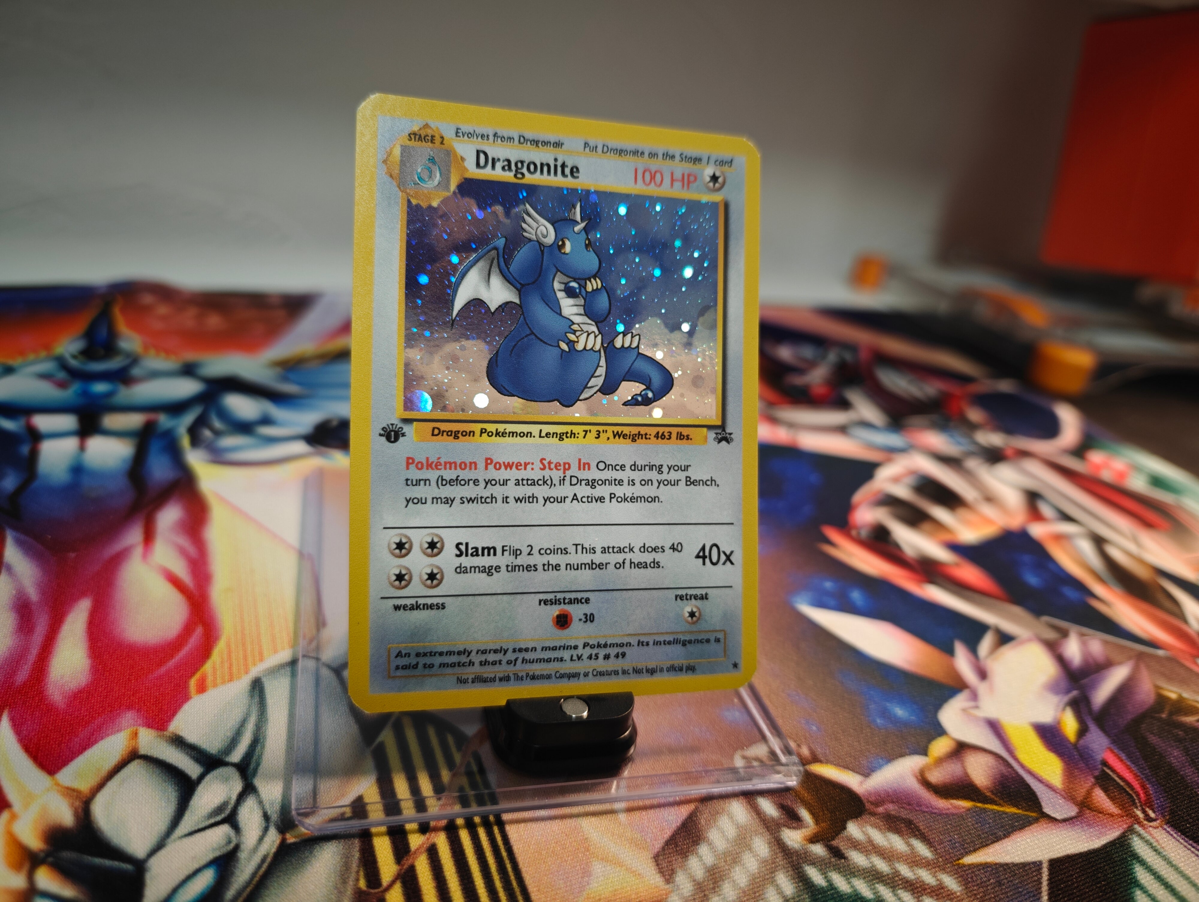 Dragonite in Dragonair style blue Custom Orica card – RushforTacos ...