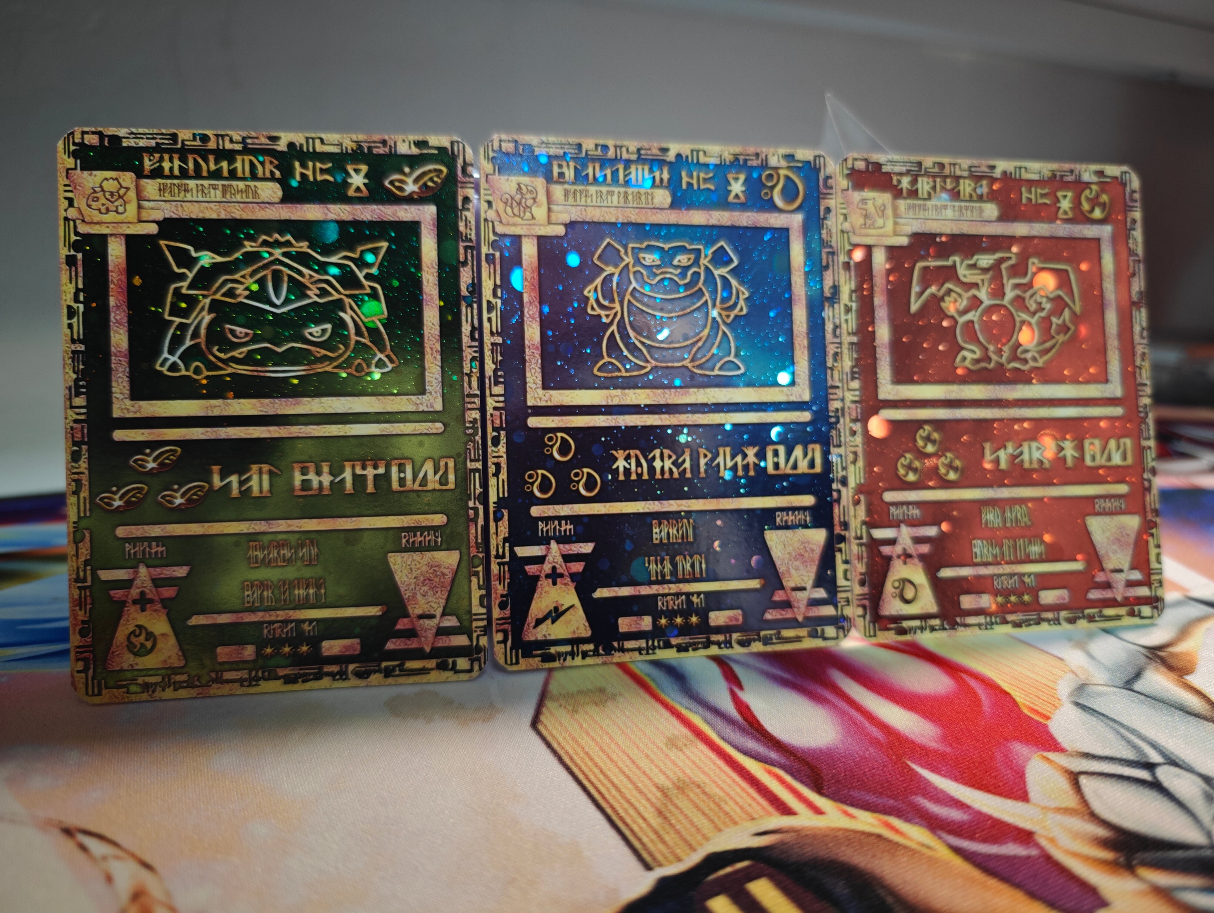 Ancient Style Pokemon Starters Custom Orica card – RushforTacos Custom ...