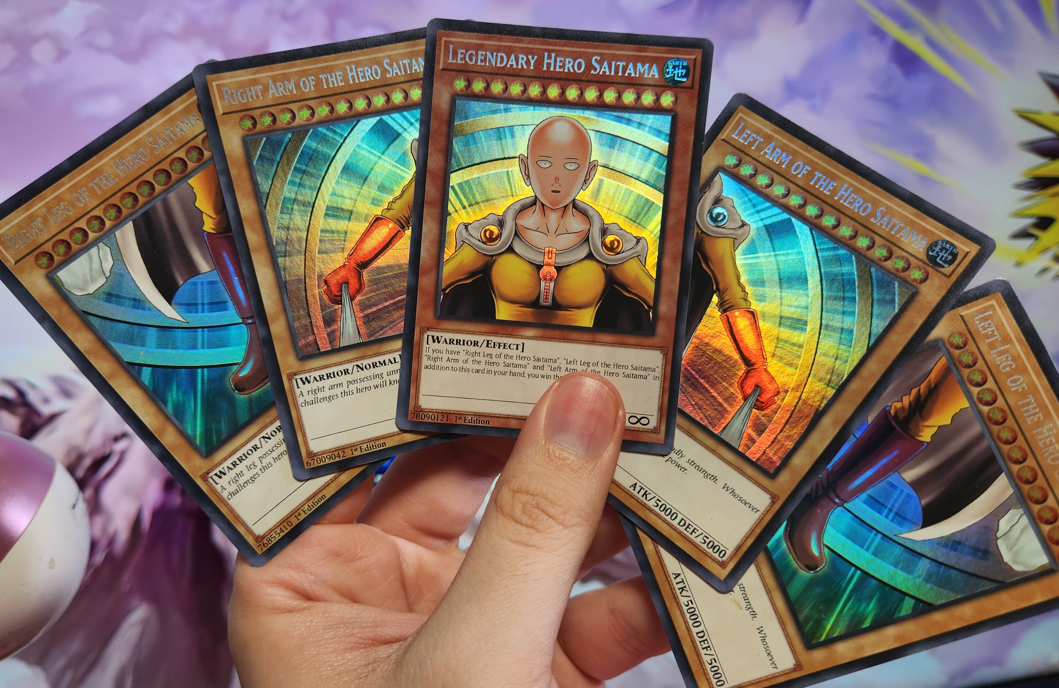 Saitama Exodia crossover Custom Orica card set – RushforTacos Custom Cards