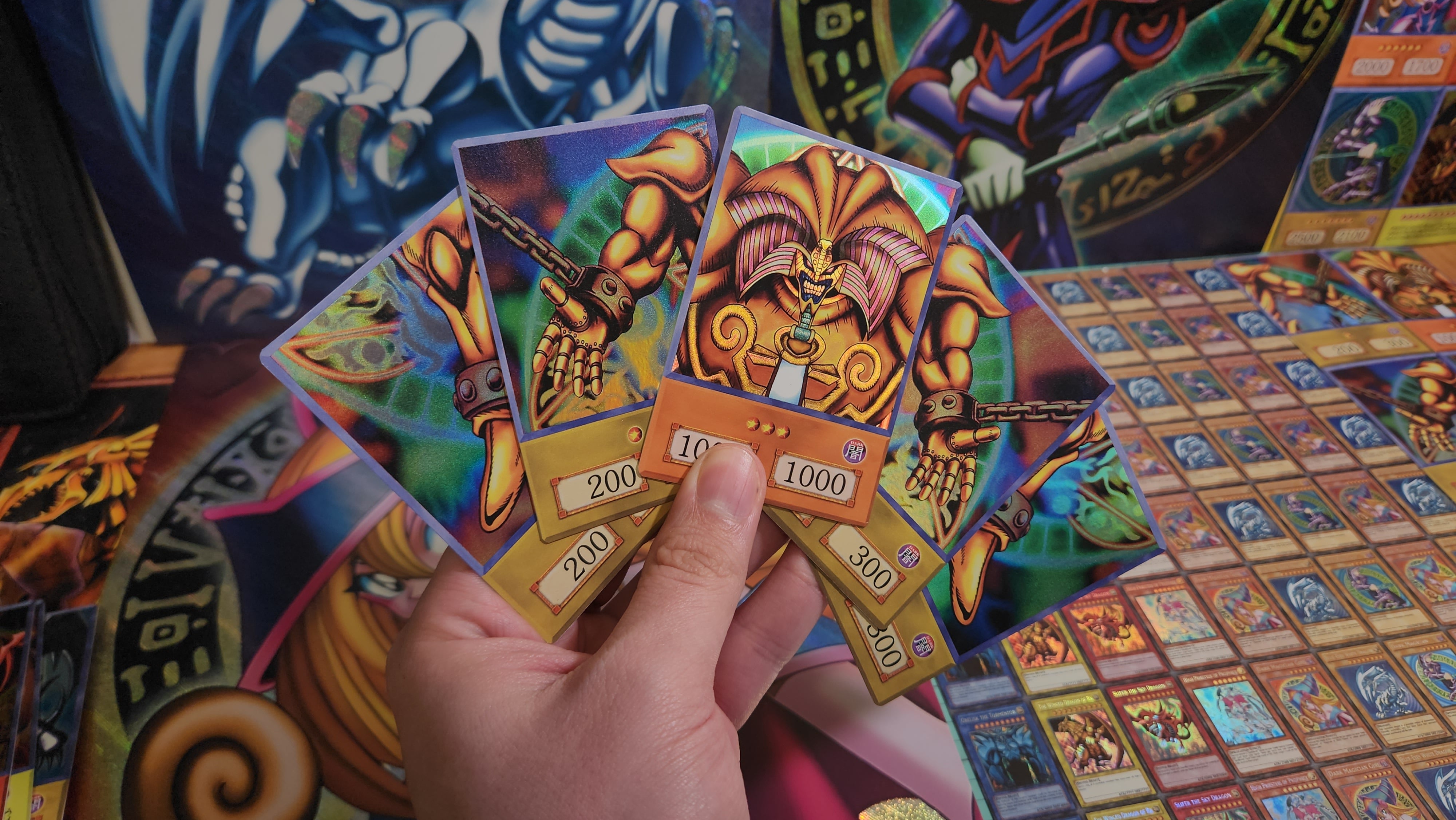Anime Style 5 Piece Exodia Custom Orica cards – RushforTacos Custom Cards