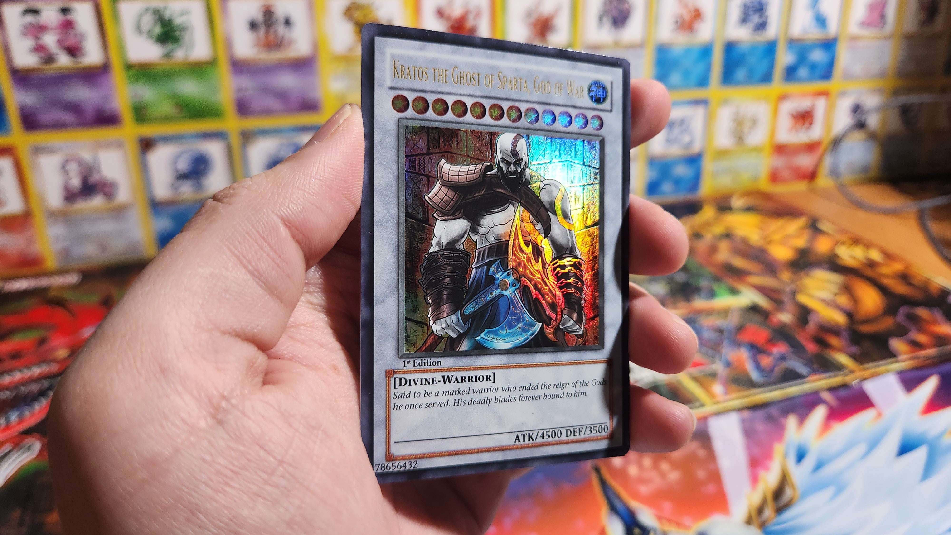 Kratos the Ghost of Sparta Yugioh Custom Orica card – RushforTacos ...